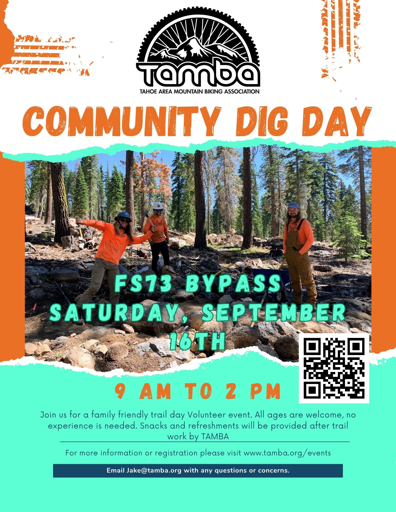 Road 73 Bypass Community Dig Day - TAMBA